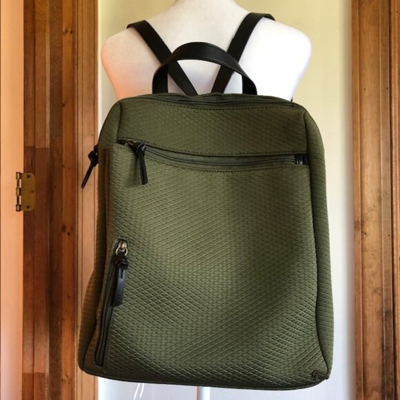 Elliott Lucca | Bags | Elliott Lucca Olvera Green Neoprene Black Accent ...